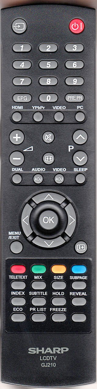 Sharp GJ210, 9JR9800000002, 9JR9800000003