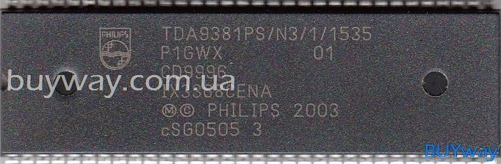 TDA9381PS/N3/1/1535, P1GWX 01, CD9996, IX3368CENA